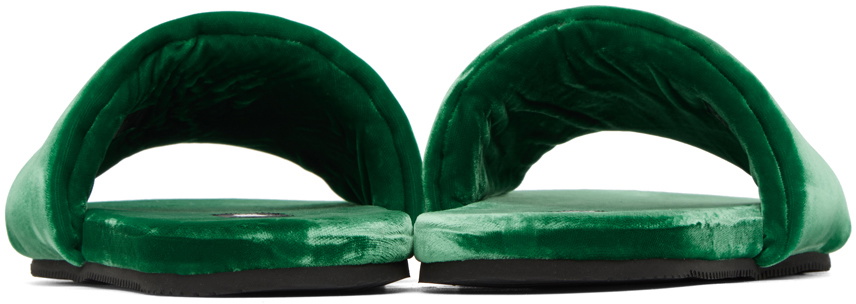 TOM FORD Green Harrison Slippers TOM FORD