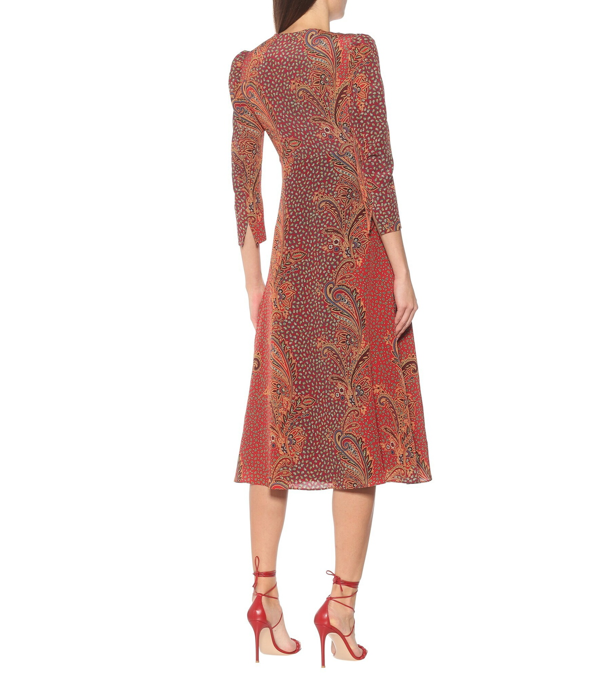 Etro - Paisley silk midi dress Etro
