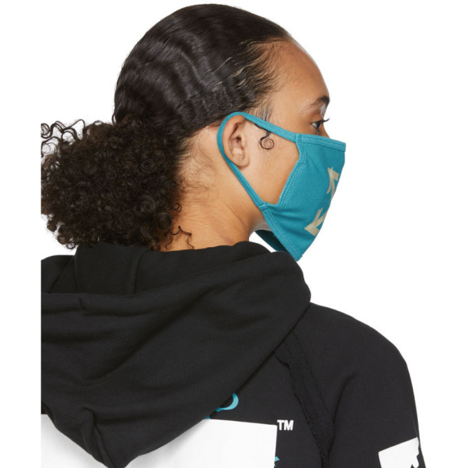 Off-White Blue Arrows Face Mask Off-White