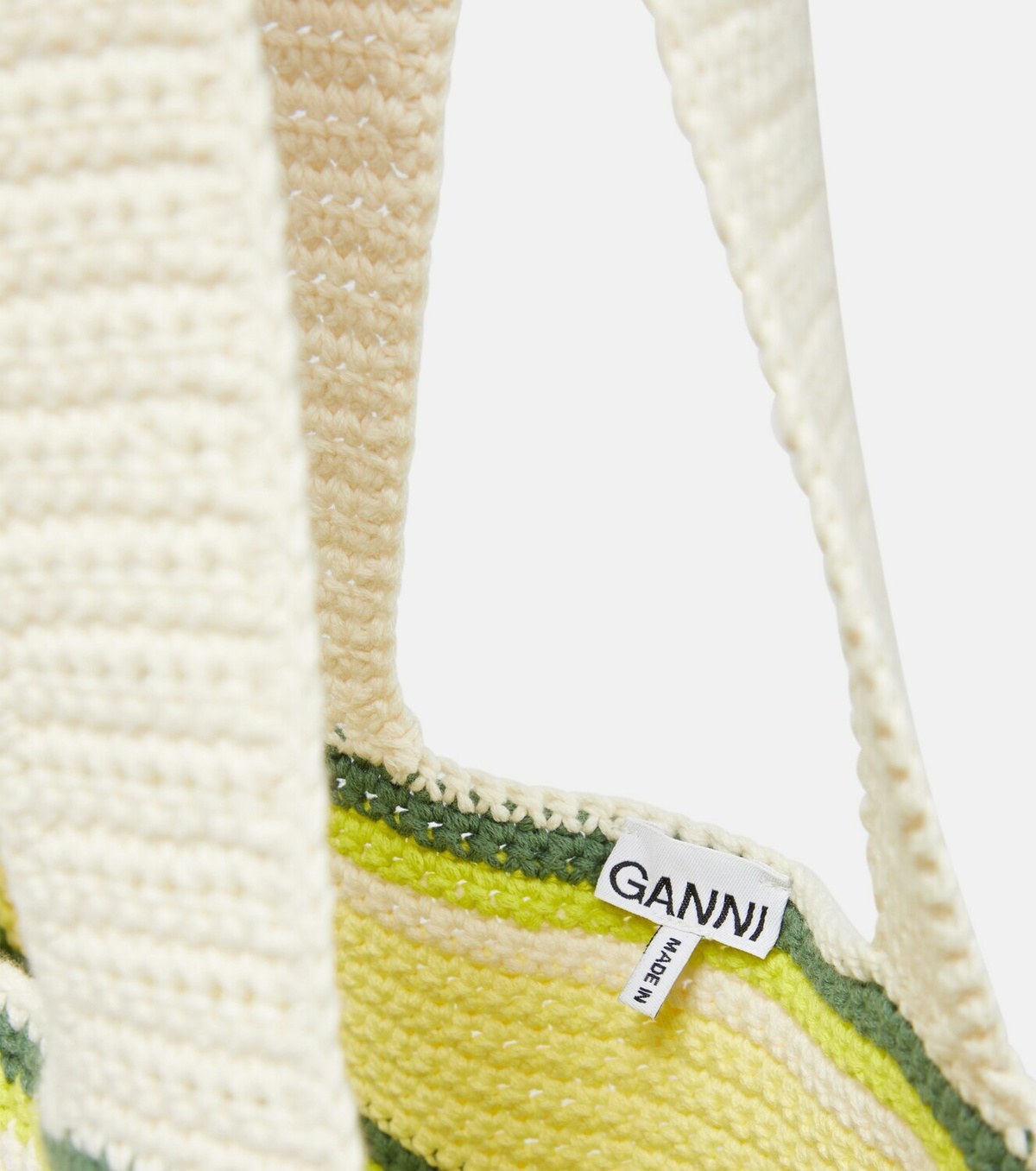 Ganni Crocheted tote bag GANNI
