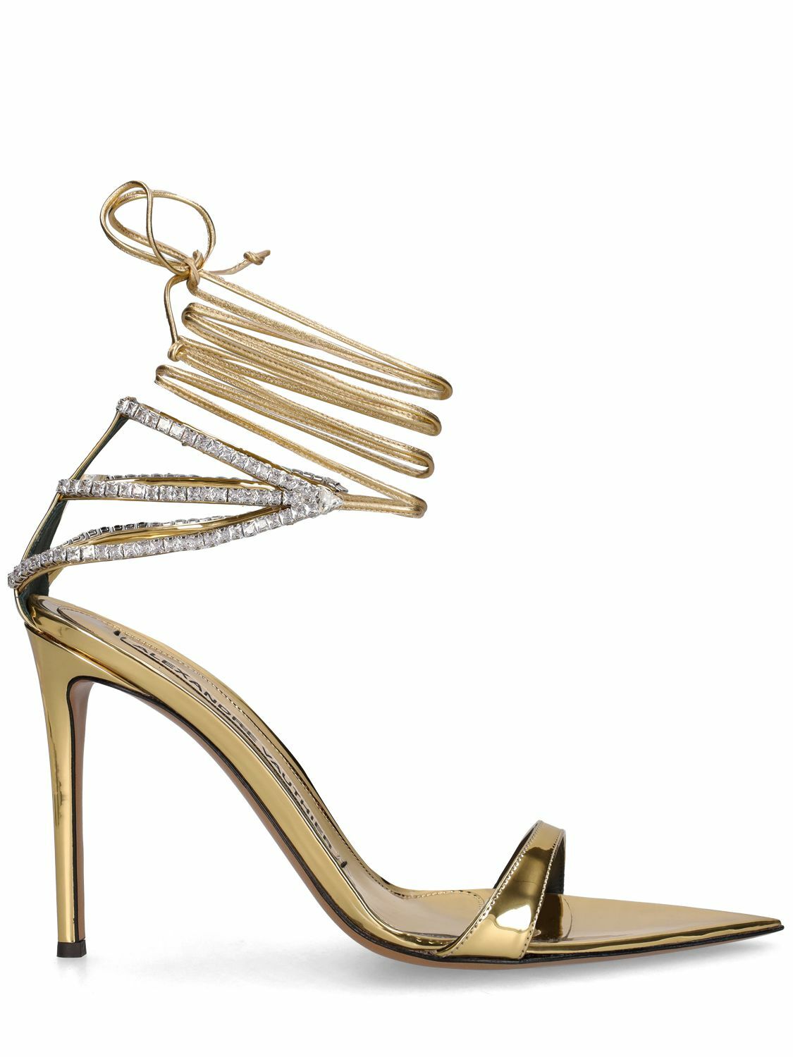 ALEXANDRE VAUTHIER - 105mm Faux Patent Leather Sandals Alexandre Vauthier