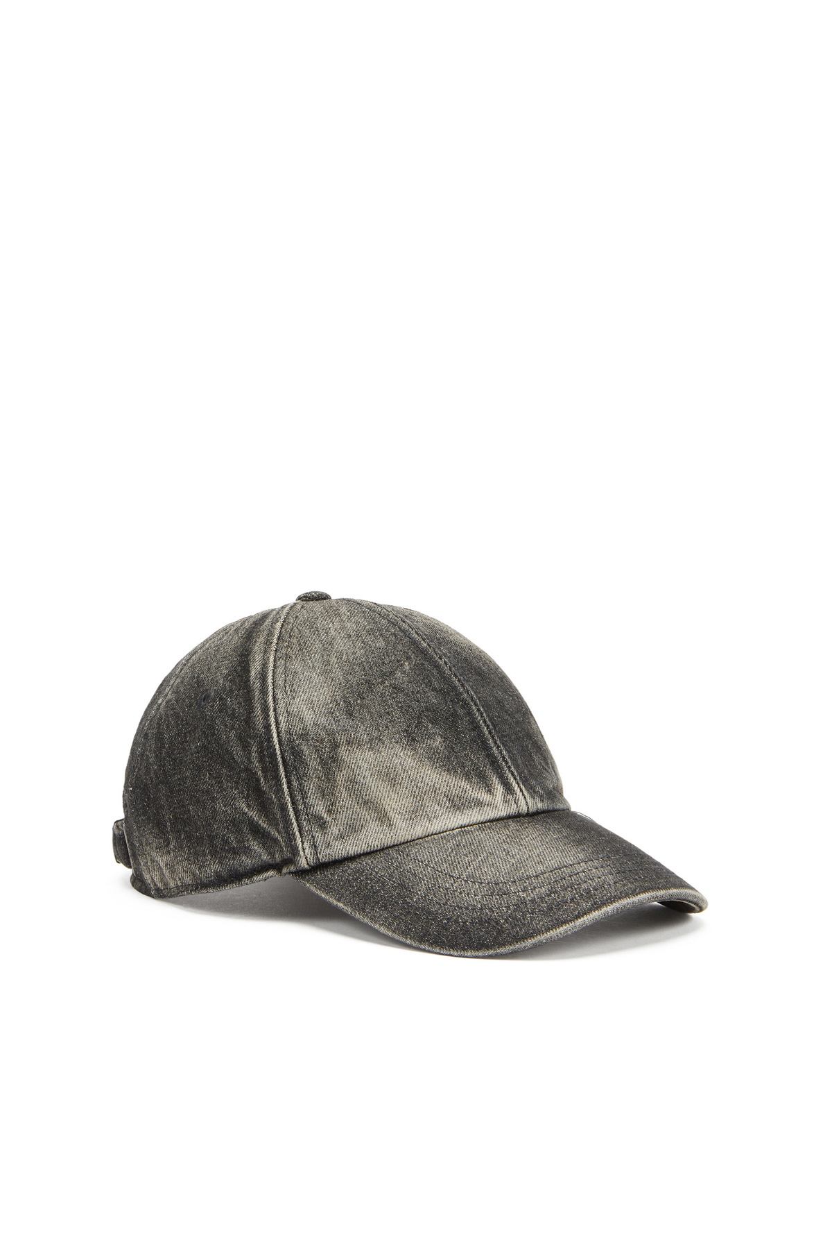 Diesel Baseball cap in washed denim - Caps Mens in Black Diesel