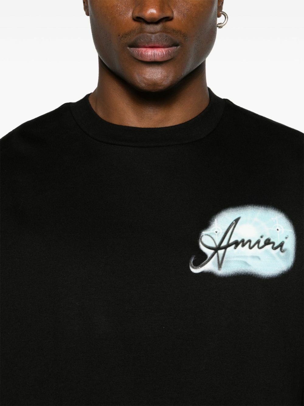 AMIRI Black Paradise Cotton T-Shirt Amiri
