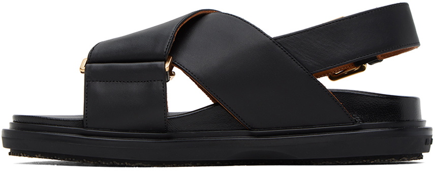 Marni Black Fussbett Sandals Marni