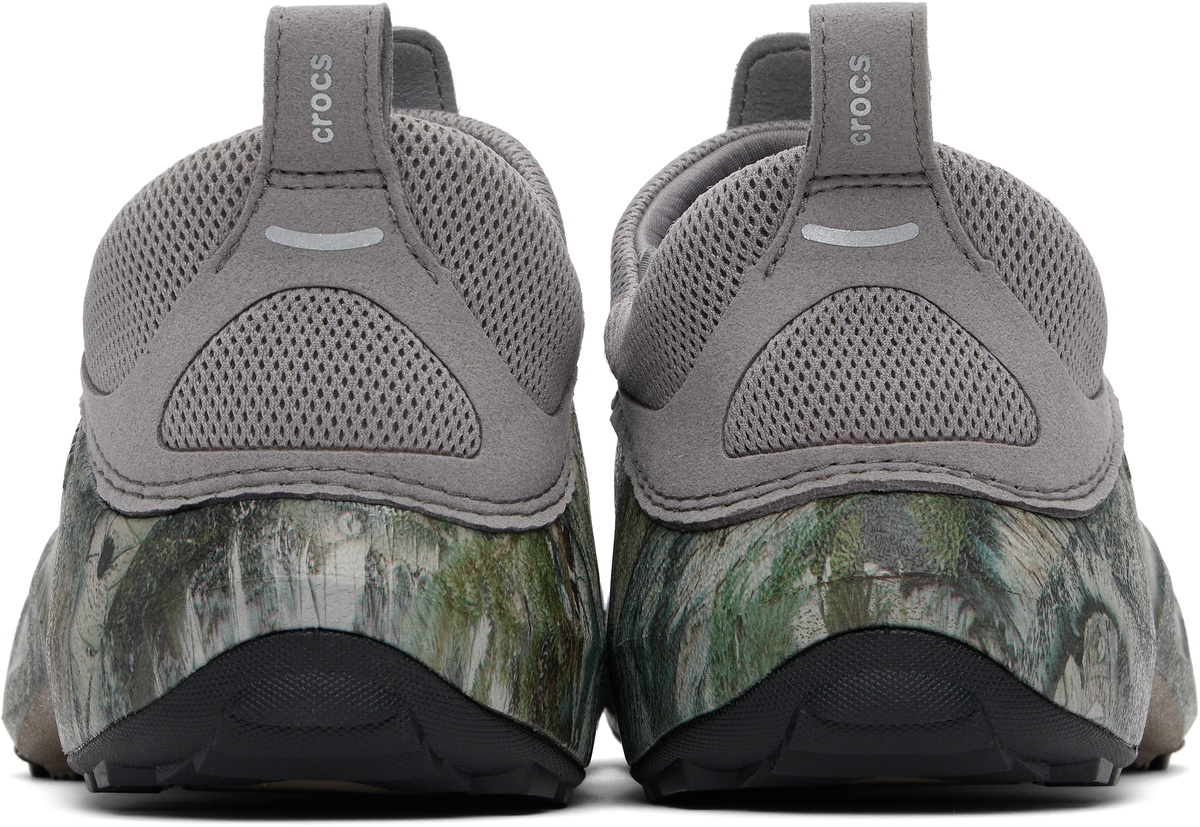 Crocs Gray & Green Quick Trail Low Mossy Oak Clogs Crocs
