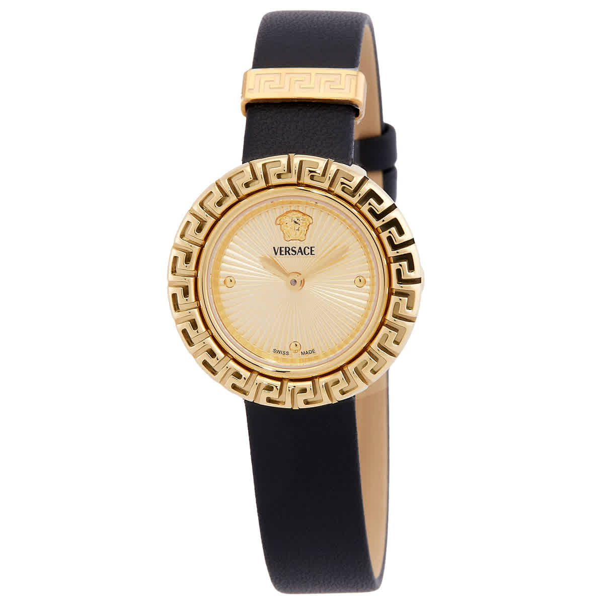 Versace La Greca Quartz Gold Dial Ladies Watch VE8C00224 Versace
