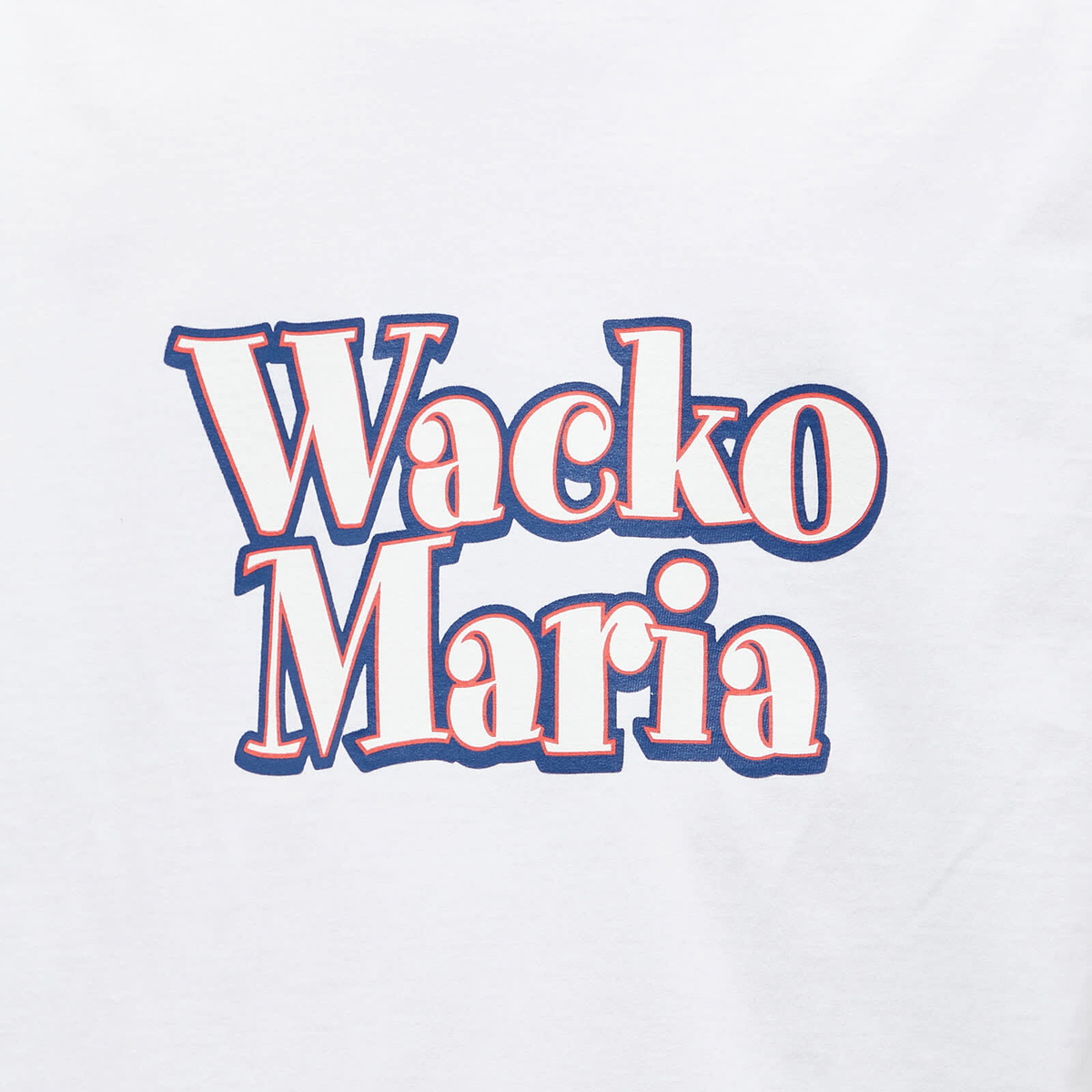 Wacko Maria Men's Type 2 Washed Heavyweight Crew T-Shirt in White Wacko ...