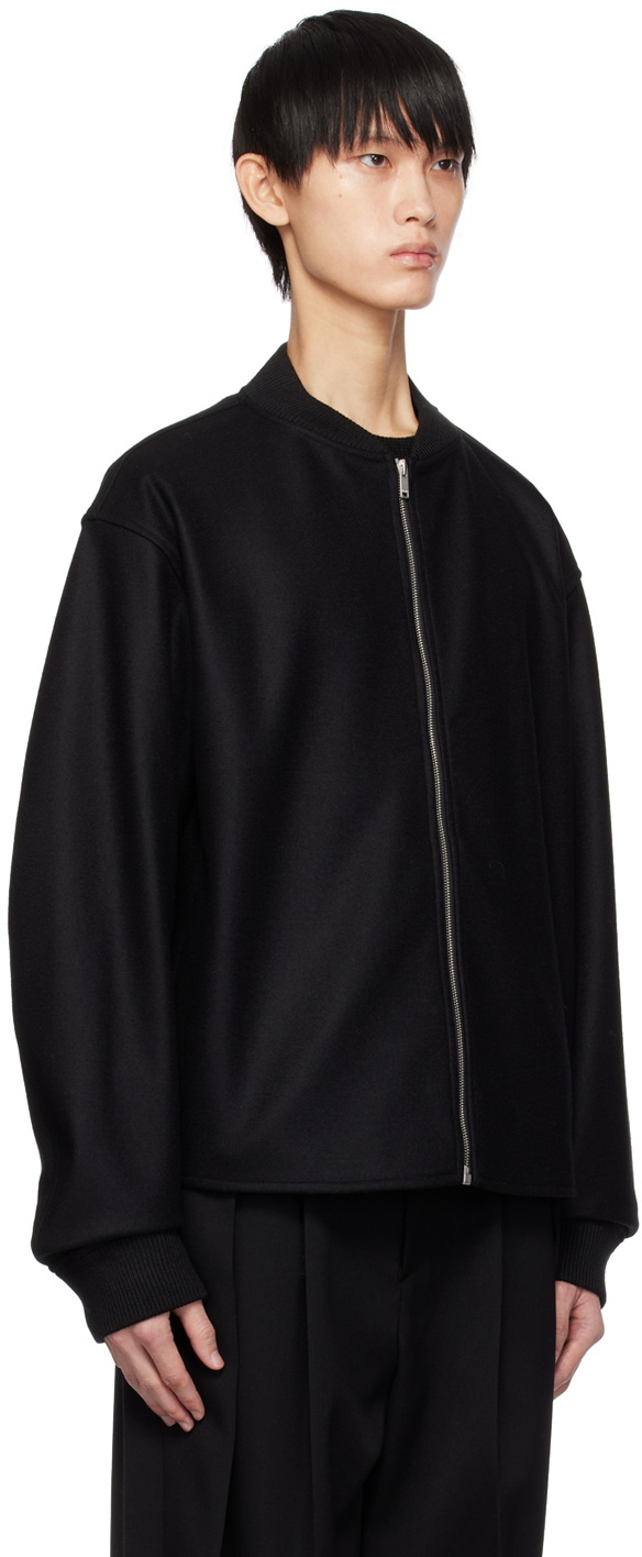 Jil Sander Black Zip Jacket Jil Sander