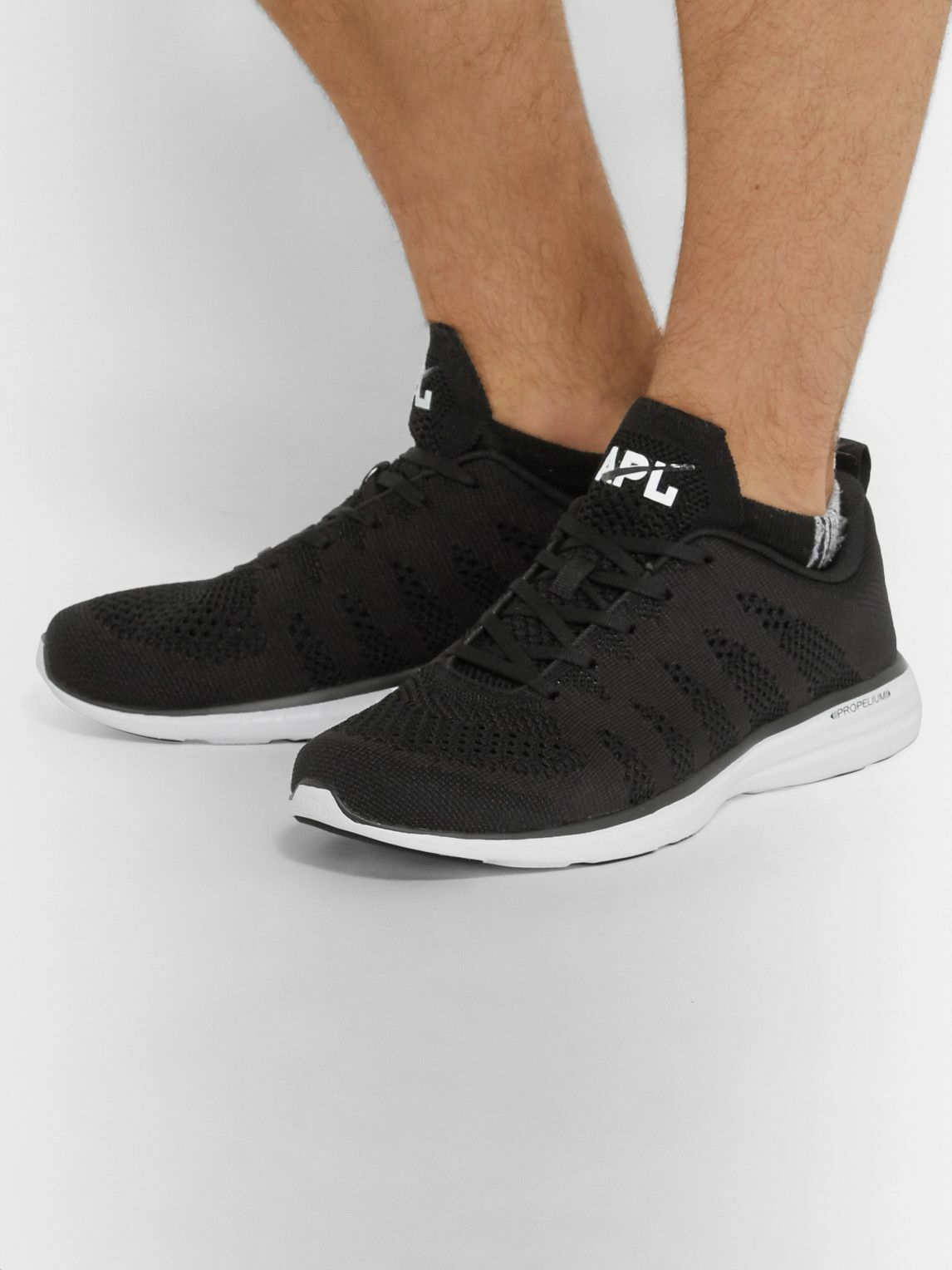 APL Athletic Propulsion Labs - Pro TechLoom Running Sneakers - Black ...