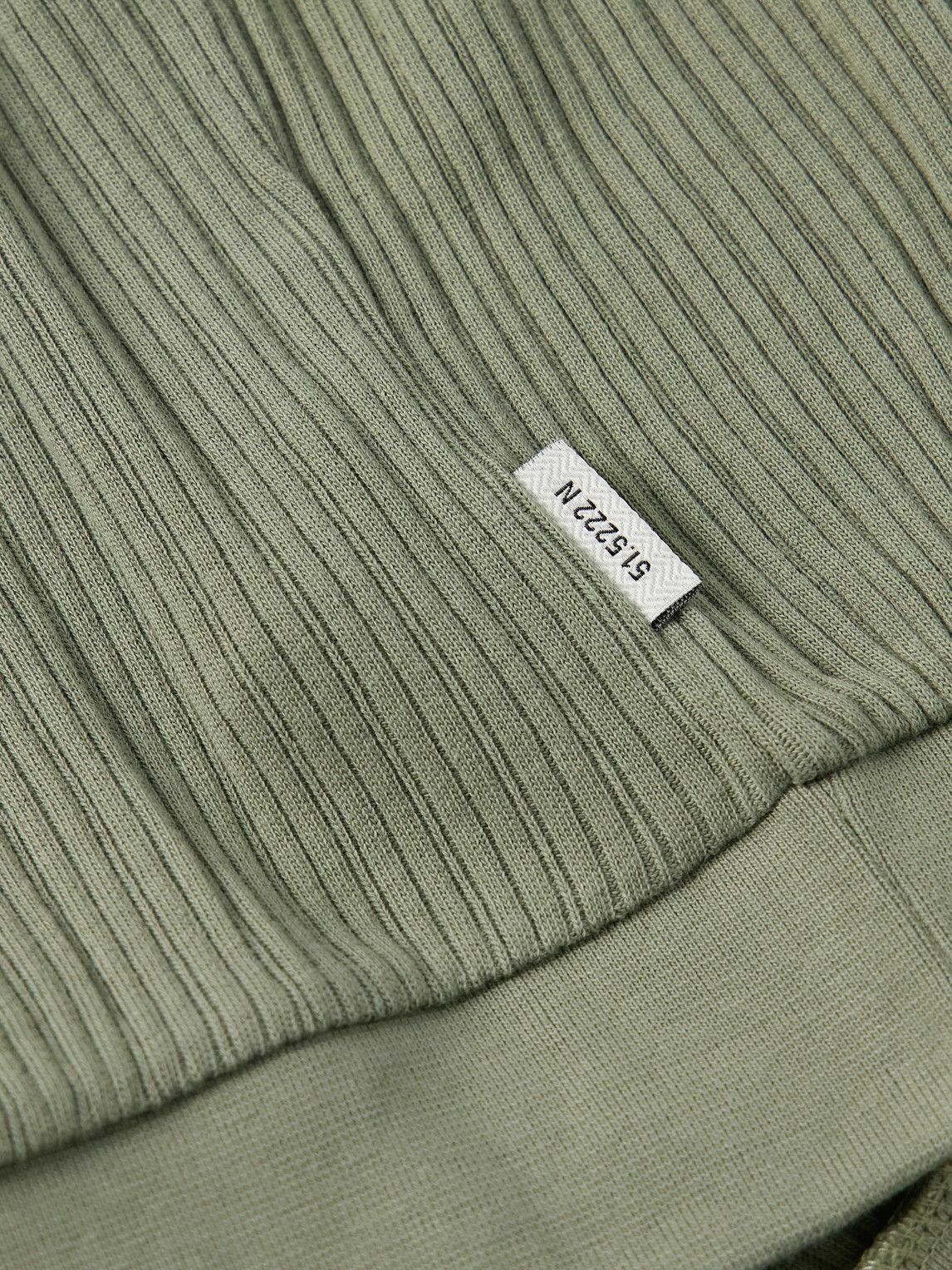 Oliver Spencer - Westcott Ribbed Organic Cotton Polo Shirt - Green ...