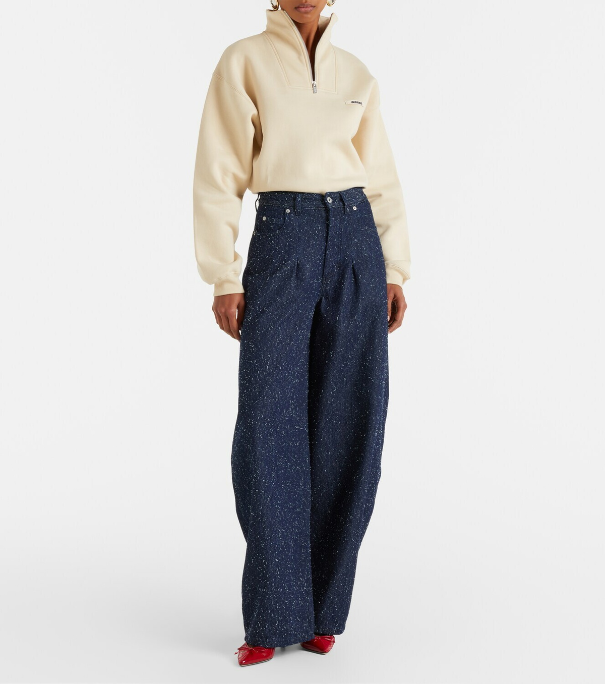 Jacquemus Logo barrel-leg jeans Jacquemus