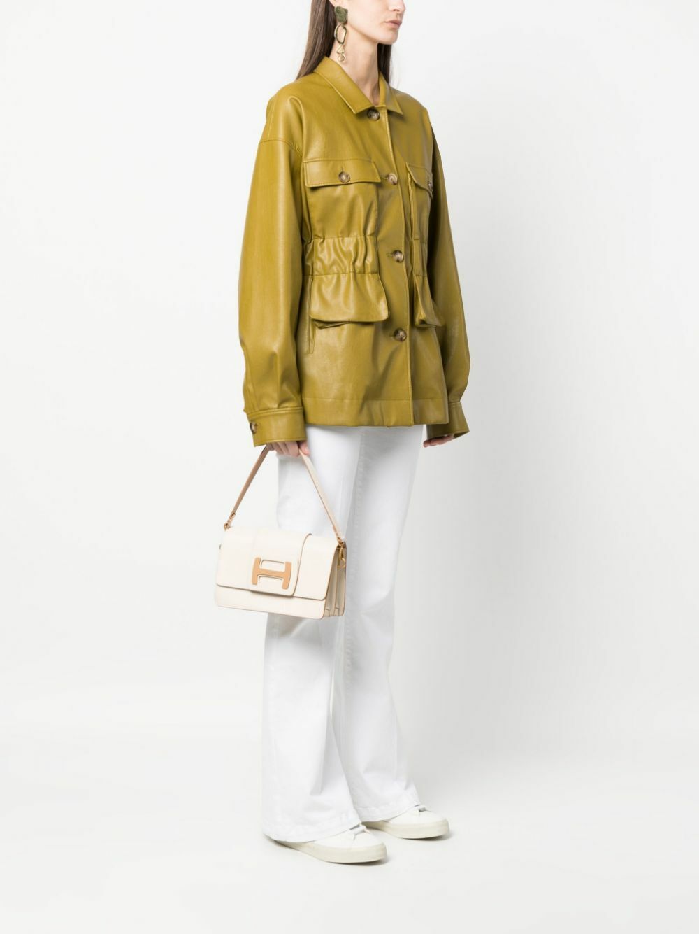 HOGAN - H-bag Leather Crossbody Bag Hogan