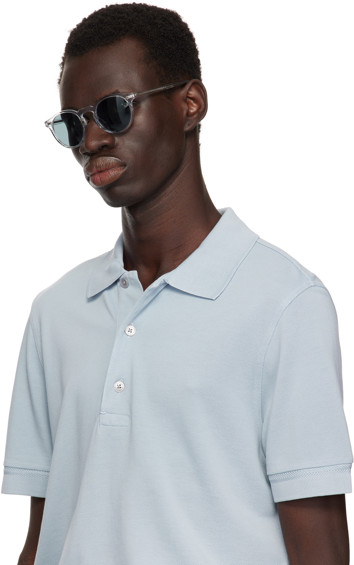 Oliver Peoples Transparent Gregory Peck Sunglasses Oliver Peoples