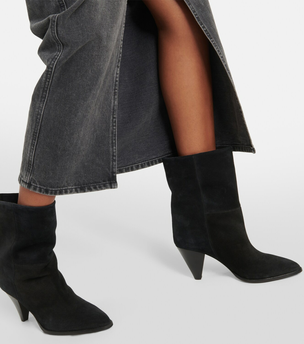 Isabel Marant Rouxa suede ankle boots Isabel Marant