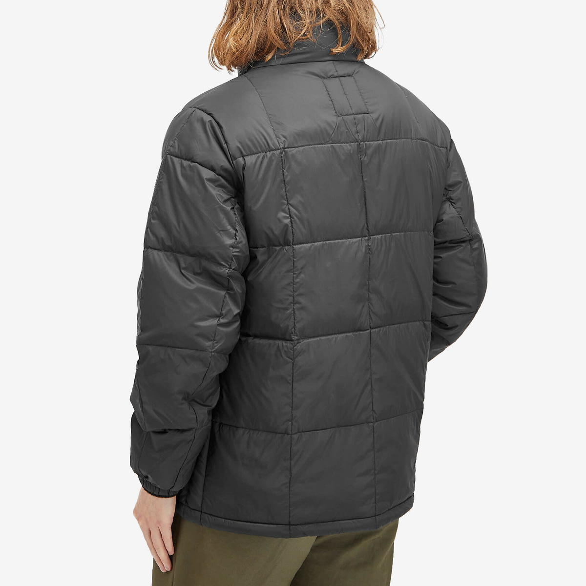 Taion Men's Volume Hooded Down Jacket in Black Taion Extra