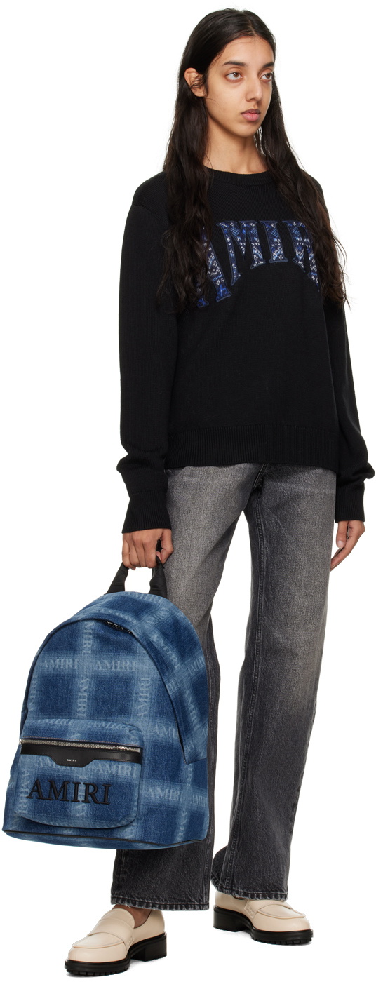 AMIRI Blue Classic Faded Backpack Amiri