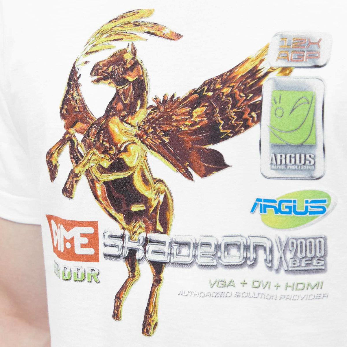 Dime Men's GPU T-Shirt in White Dime