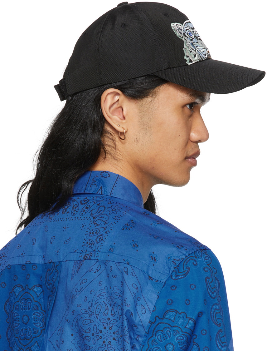 Kenzo Black Kampus Tiger Cap Kenzo