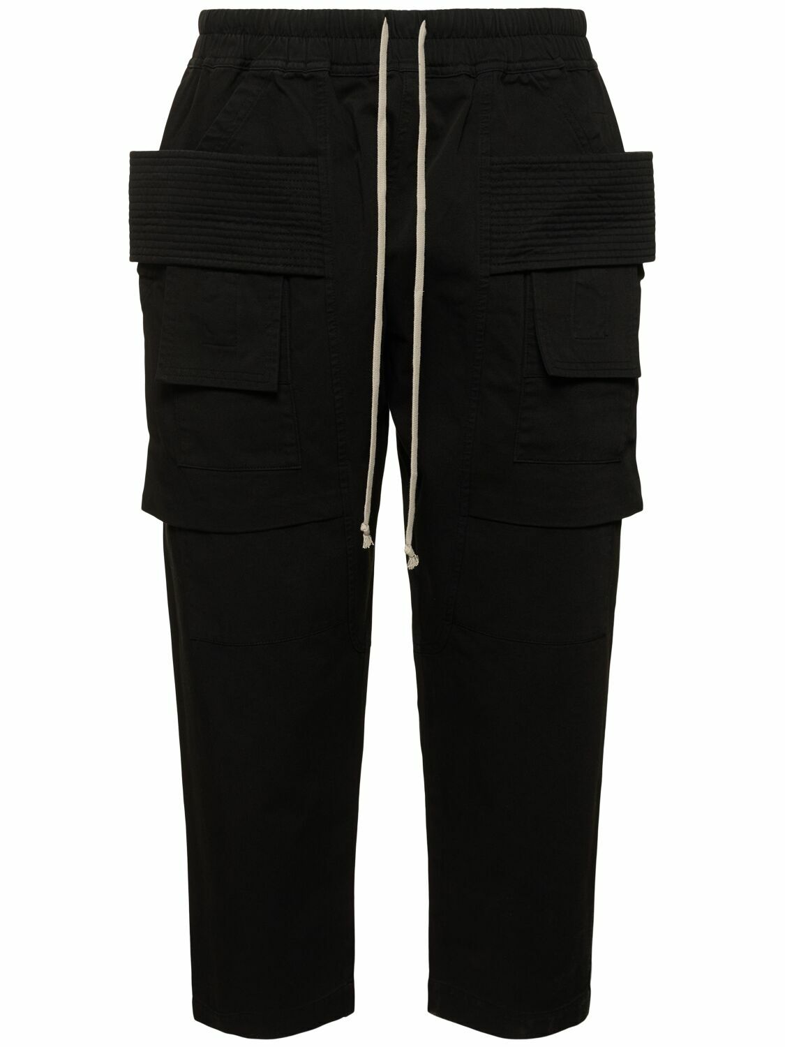 RICK OWENS DRKSHDW Creatch Cropped Drawstring Cargo Pants Rick Owens ...