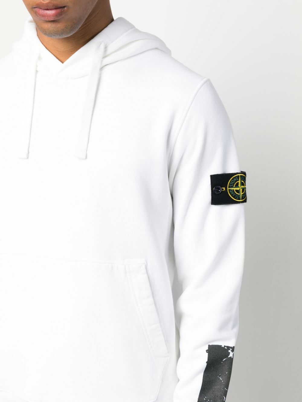 STONE ISLAND - Compass Cotton Hoodie Stone Island