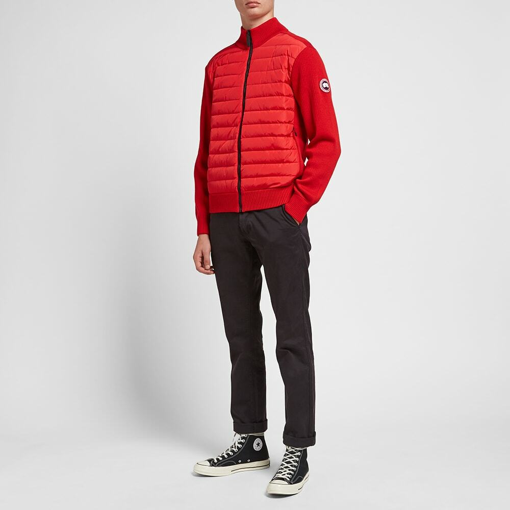 Canada Goose Men's Hybridge Knit Jacket in Red Canada Goose