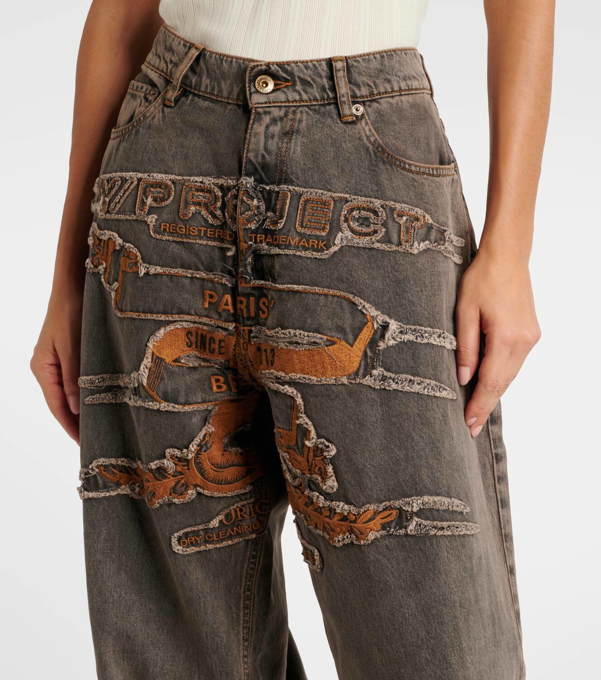 Y/Project Evergreen high-rise wide-leg jeans Y/Project