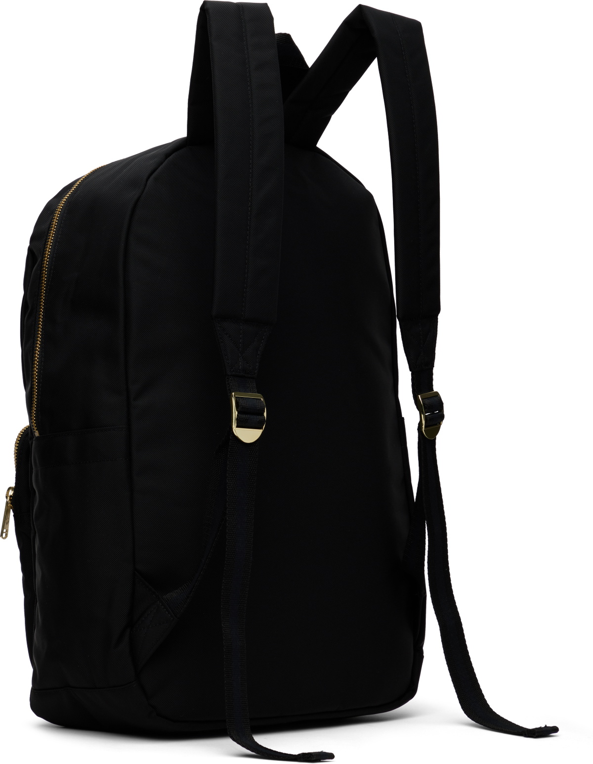 Fred Perry Black Textured Nylon Backpack Fred Perry