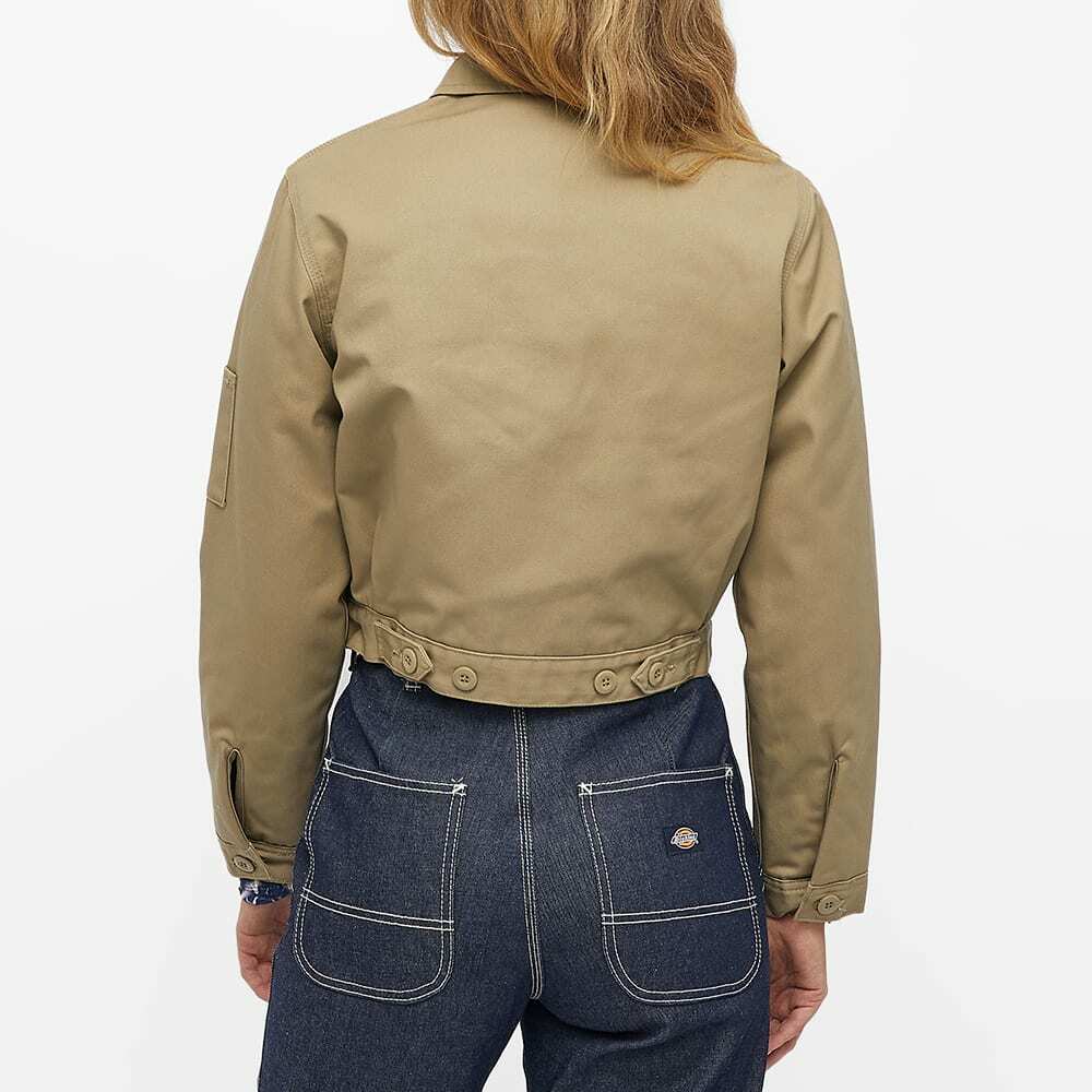 Dickies Women's Lined Eisenhower Cropped Rec Jacket in Khaki Dickies ...