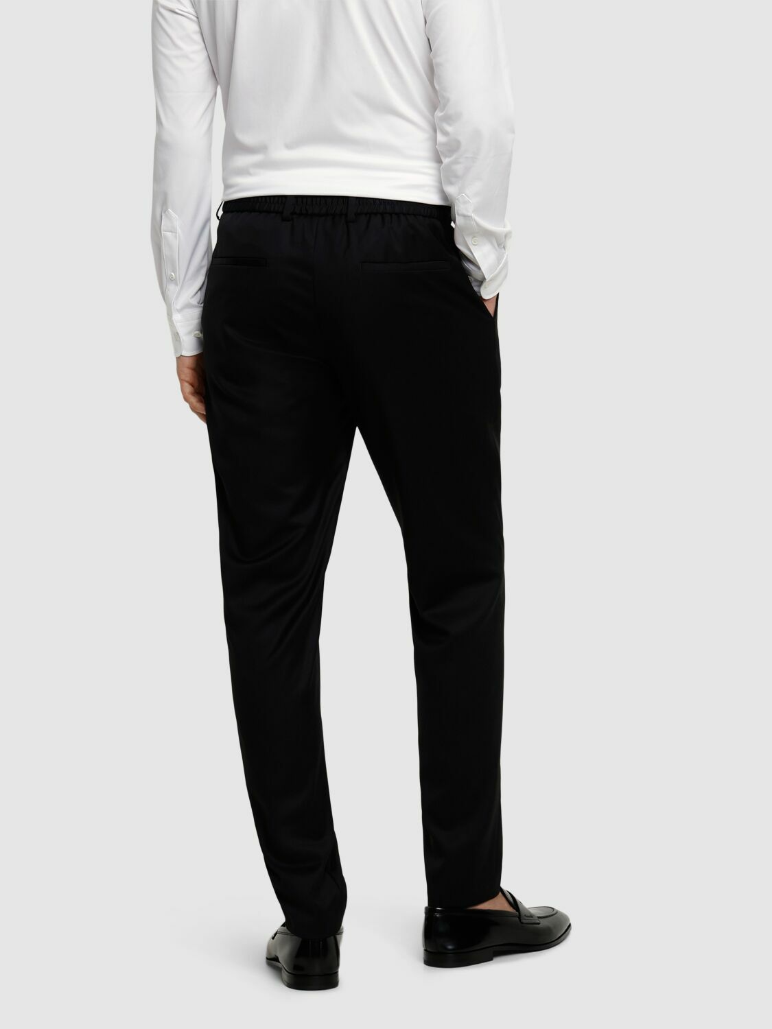 BOSS Genius Wool Drawstring Pants BOSS