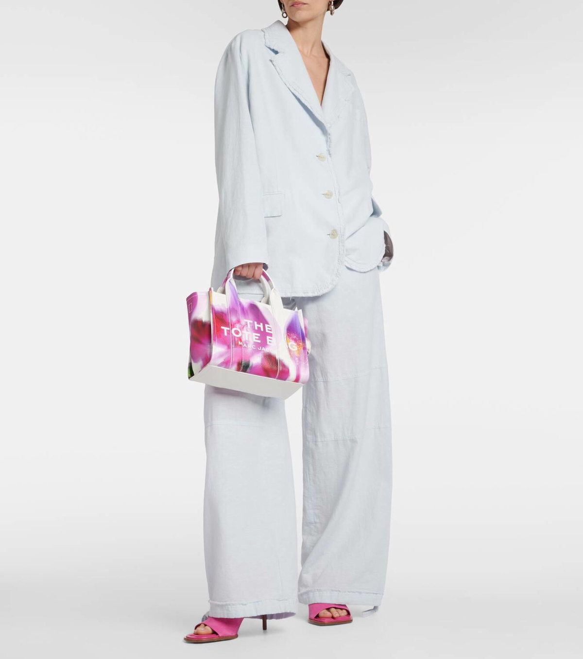 Marc Jacobs Future Floral Small leather tote bag Marc Jacobs