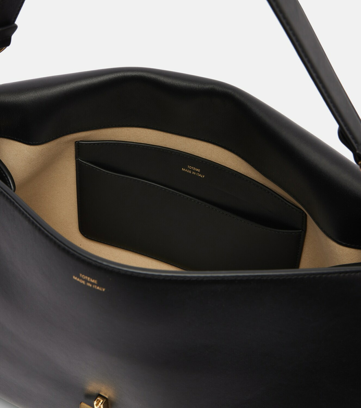 Toteme T-Lock Medium leather tote bag Toteme