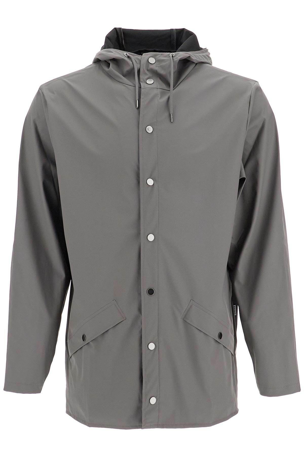 RAINS unisex rain jacket Grey Rains