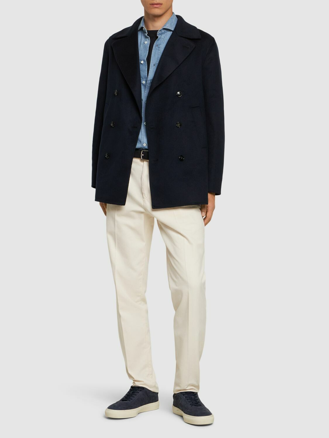 KITON Cashmere Peacoat Kiton