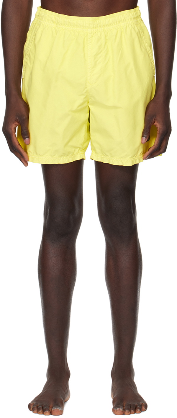 Stone Island Yellow B0946 Swim Shorts Stone Island