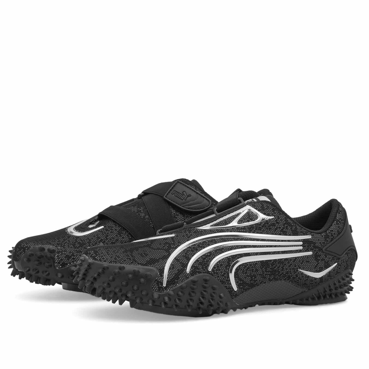 Puma Mostro Metallic in Black/Silver Puma