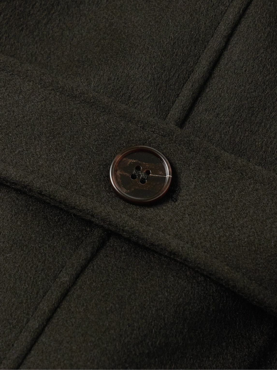 Kingsman - Belted Wool and Cashmere-Blend Felt Coat - Brown Kingsman