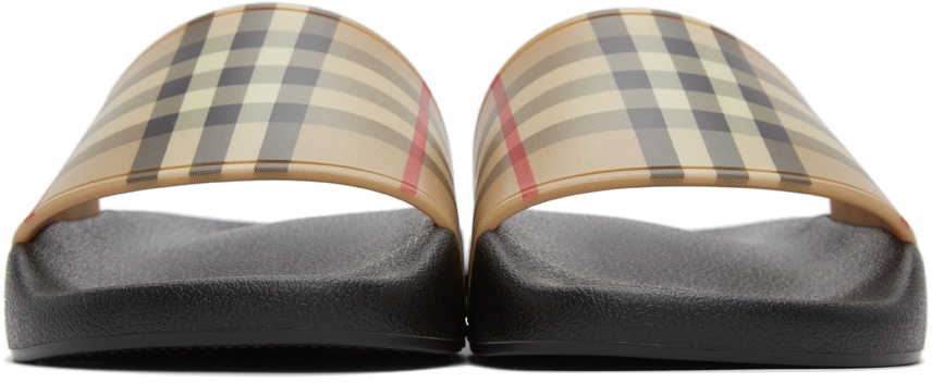 Burberry Check Furley Slides Burberry