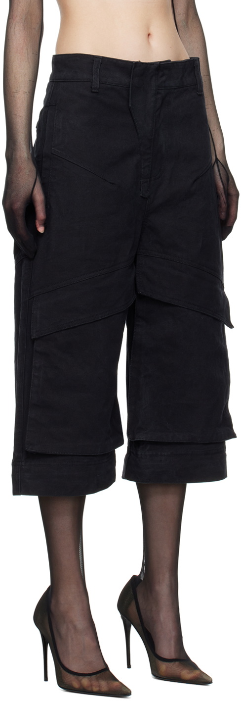 Entire Studios SSENSE Exclusive Black Hard Trousers Entire Studios