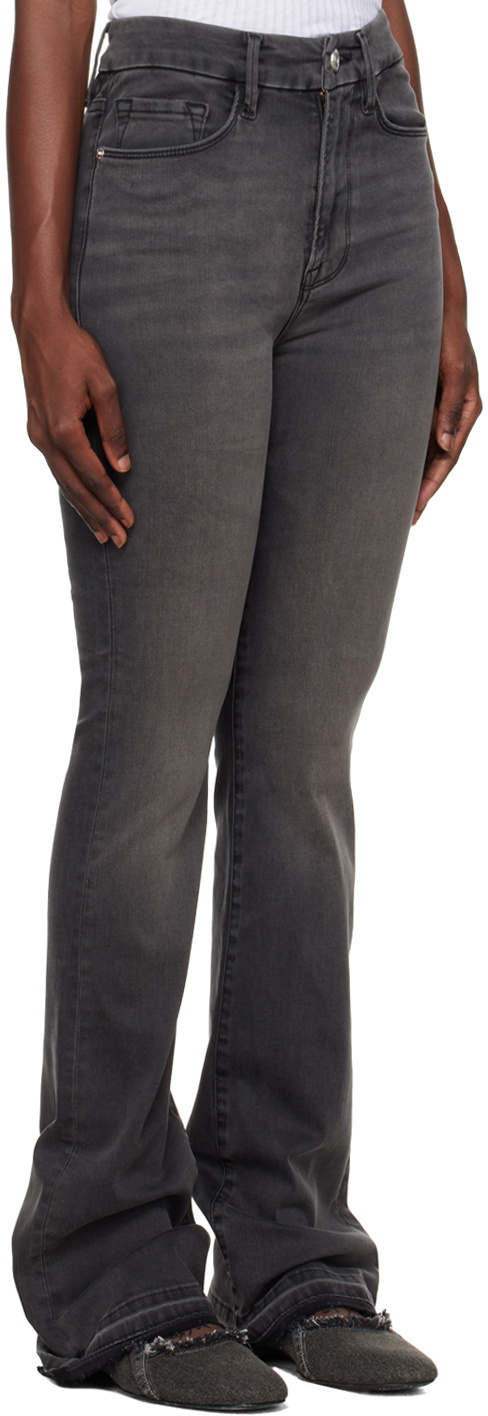 FRAME Gray 'Le Super Mini' Jeans Frame Denim