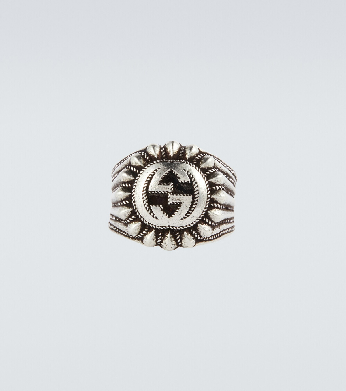 Gucci - Interlocking G sterling silver ring Gucci