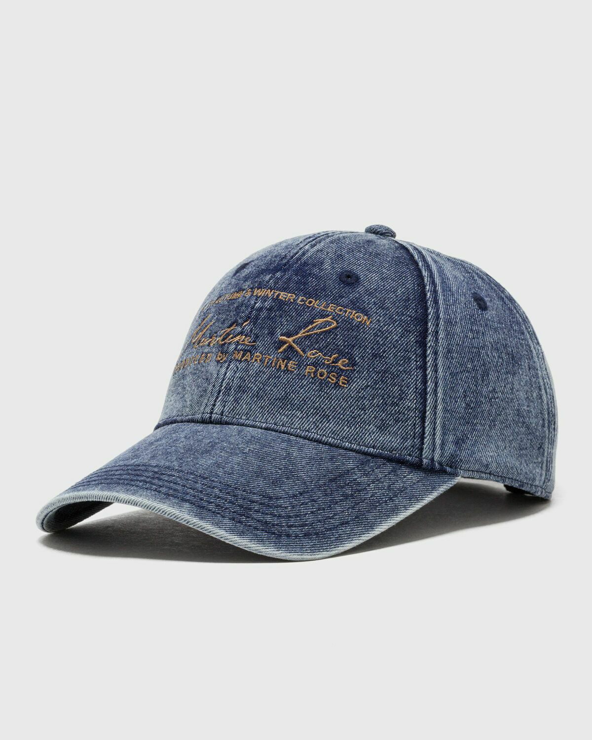 Martine Rose SIGNATURE CAP Blue Men Martine Rose