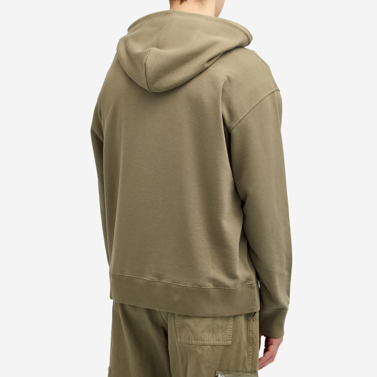 MM6 Maison Margiela Men's Number Label Hoodie in Bus Green MM6 Maison ...