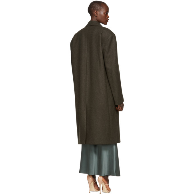 Y/Project Brown Double Panel Coat Y/Project