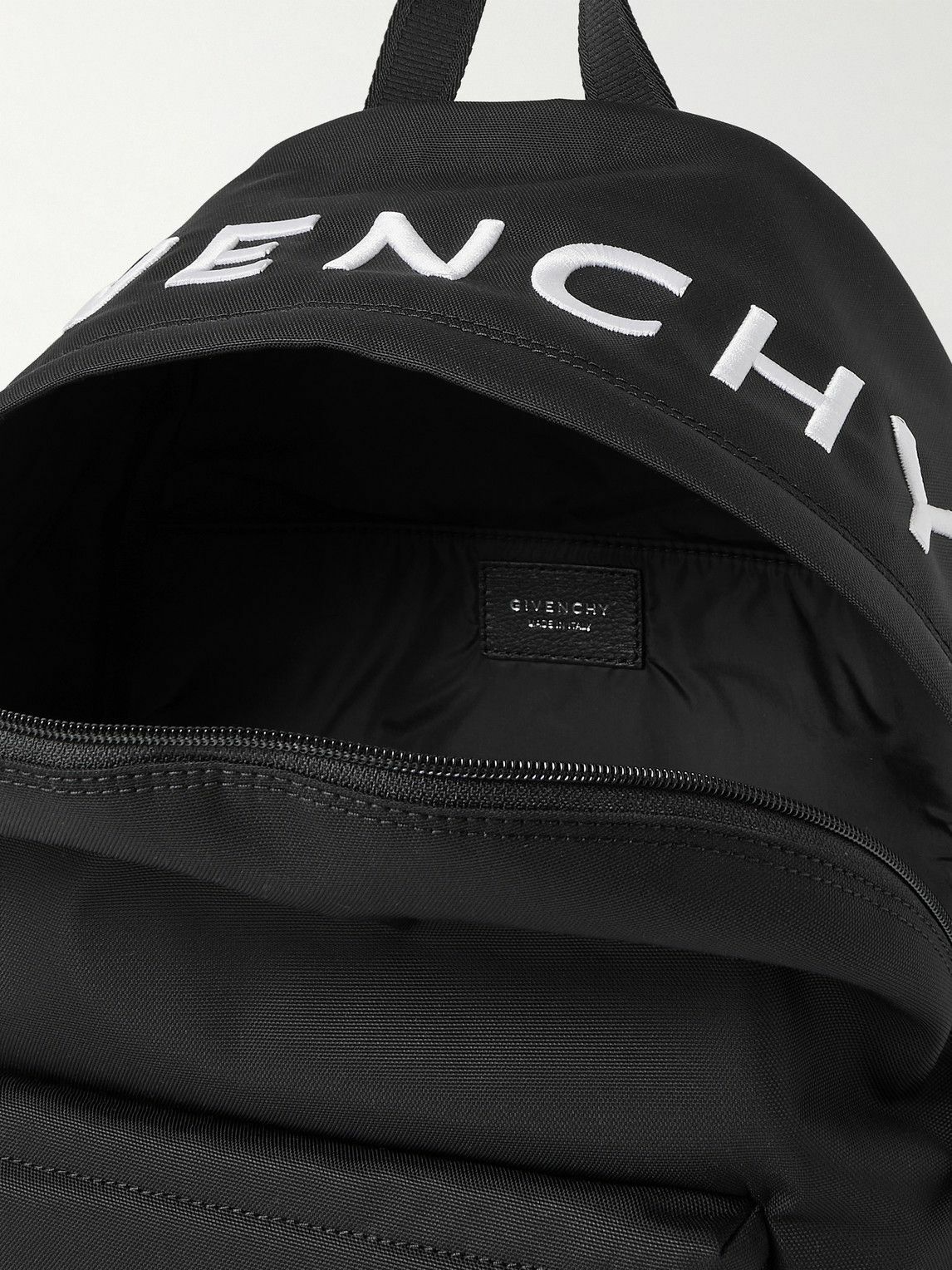 Givenchy - Essential U Logo-Embroidered Nylon Backpack Givenchy