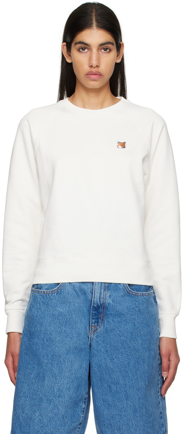 Maison Kitsuné Off-White Fox Head Sweatshirt Maison Kitsune
