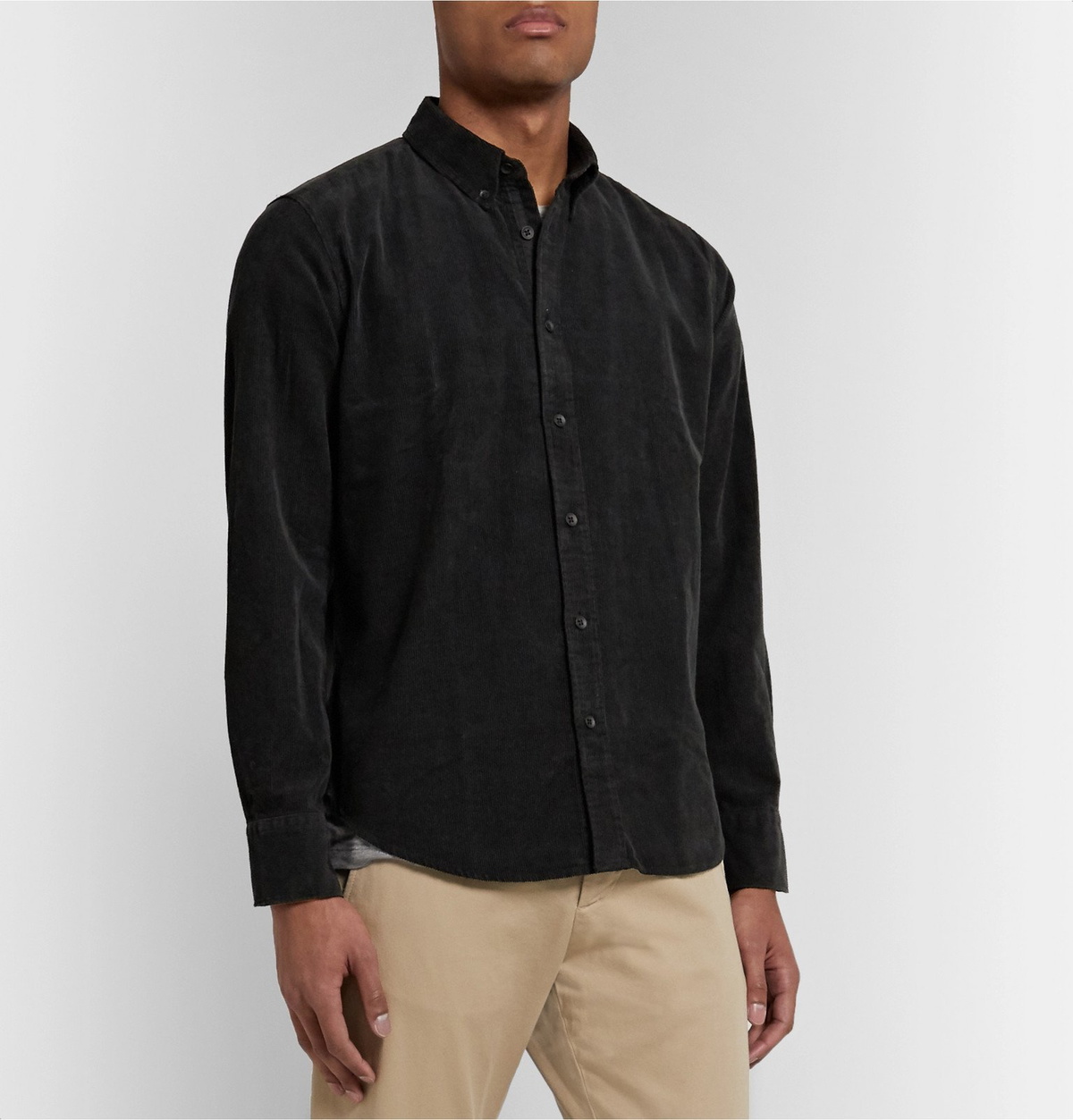 rag & bone - Tomlin Fit 2 Slim-Fit Button-Down Collar Cotton-Corduroy ...