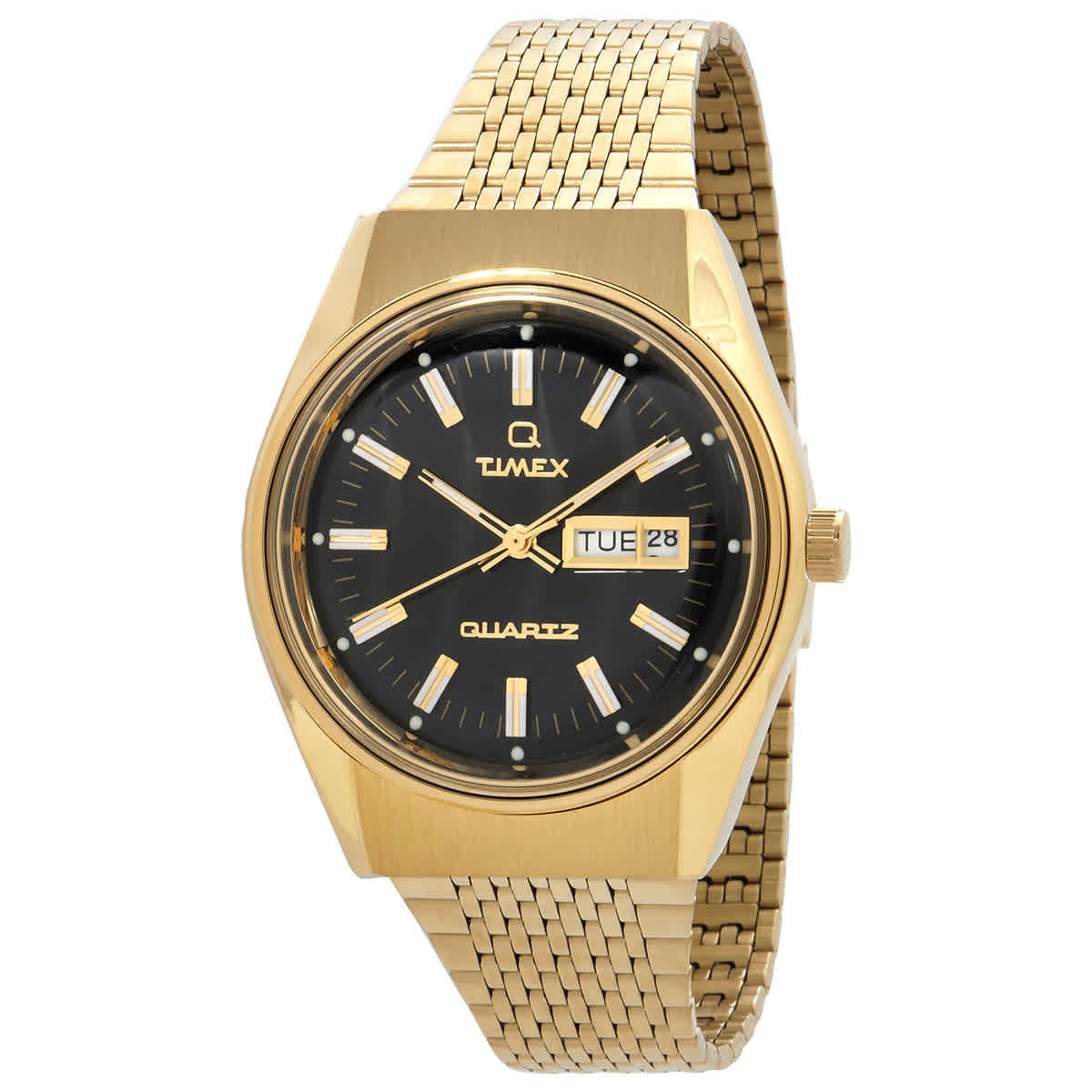 Timex Q Timex Falcon Eye Quartz Black Dial Mens Watch TW2W62500 Timex