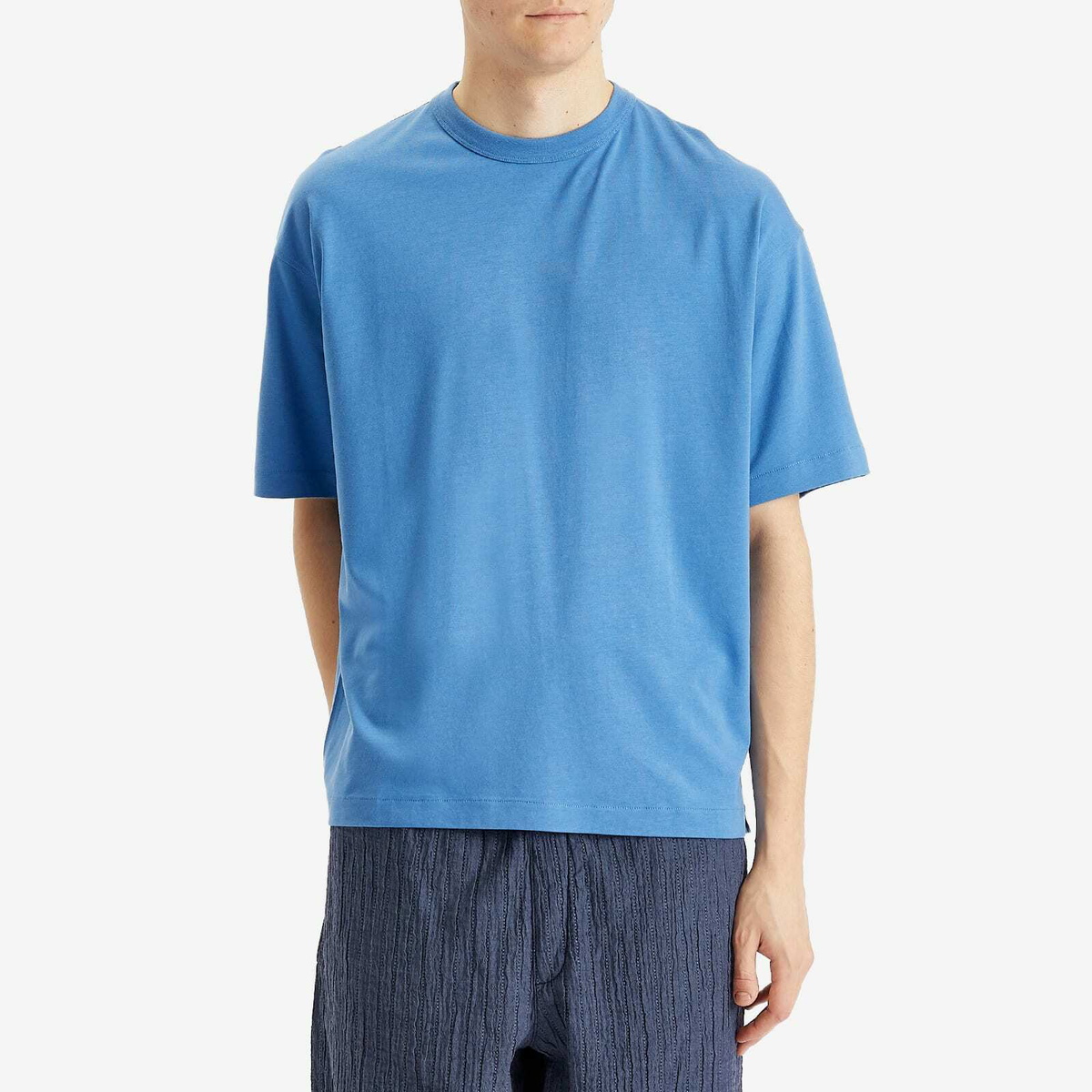 YMC Men's Triple T Shirt in Blue YMC