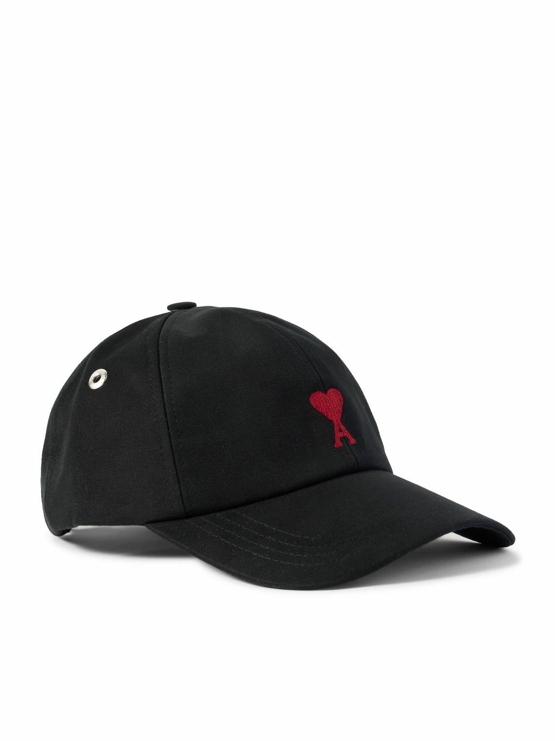 AMI PARIS - Logo-Embroidered Cotton-Twill Baseball Cap AMI