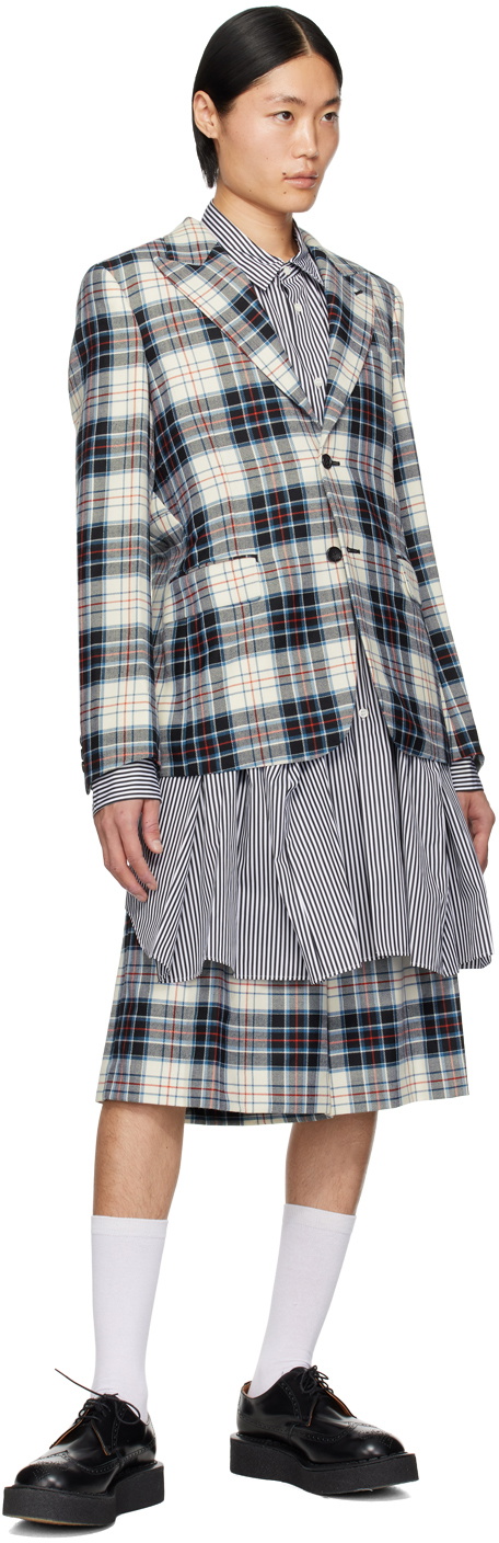 Comme des Garçons Homme Plus Multicolor Padded Appliqué Blazer Comme ...